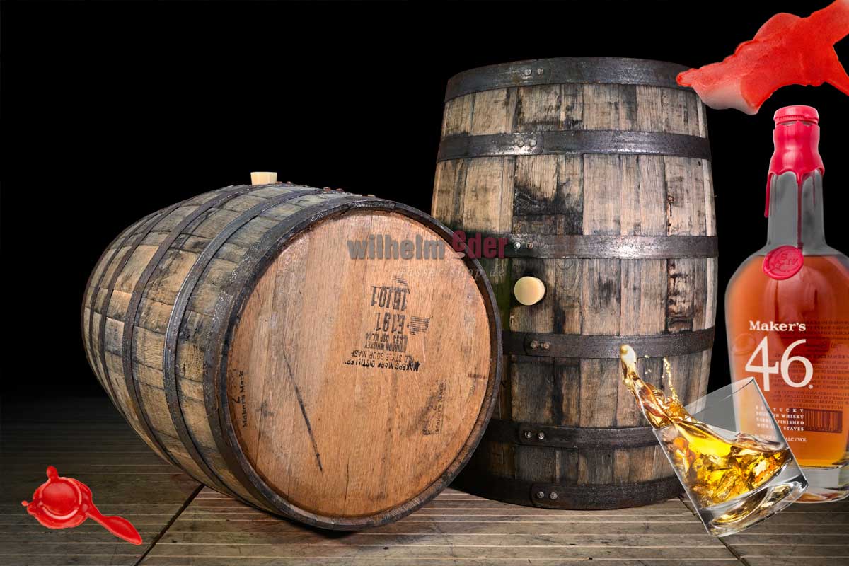 Bourbonfass 190 l - Maker's Mark - frisch entleert - Wilhelm Eder